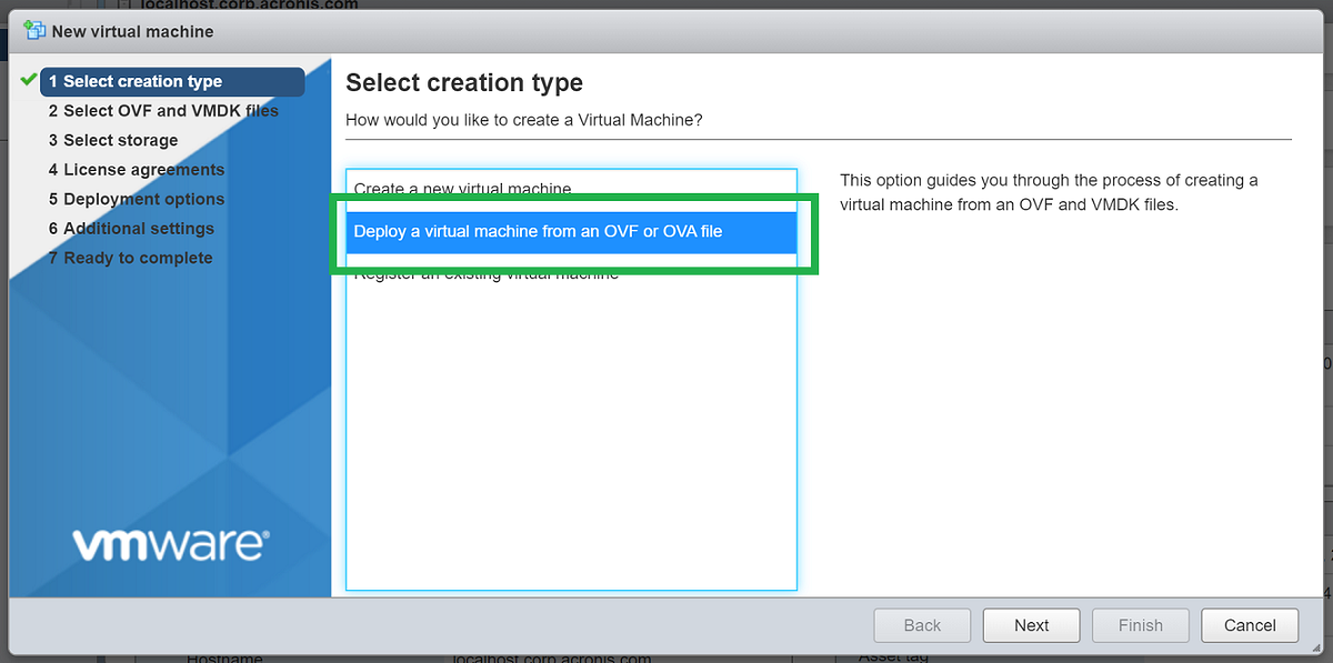Instalar y actualizar Agent for VMware (Appliance virtual) – Ciberprotegido!